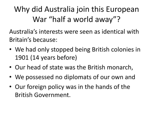 Ww1 overview why did ww1 begin | PPTX