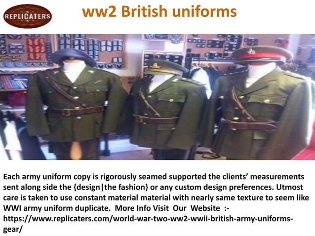Ww2 british uniforms | PPT