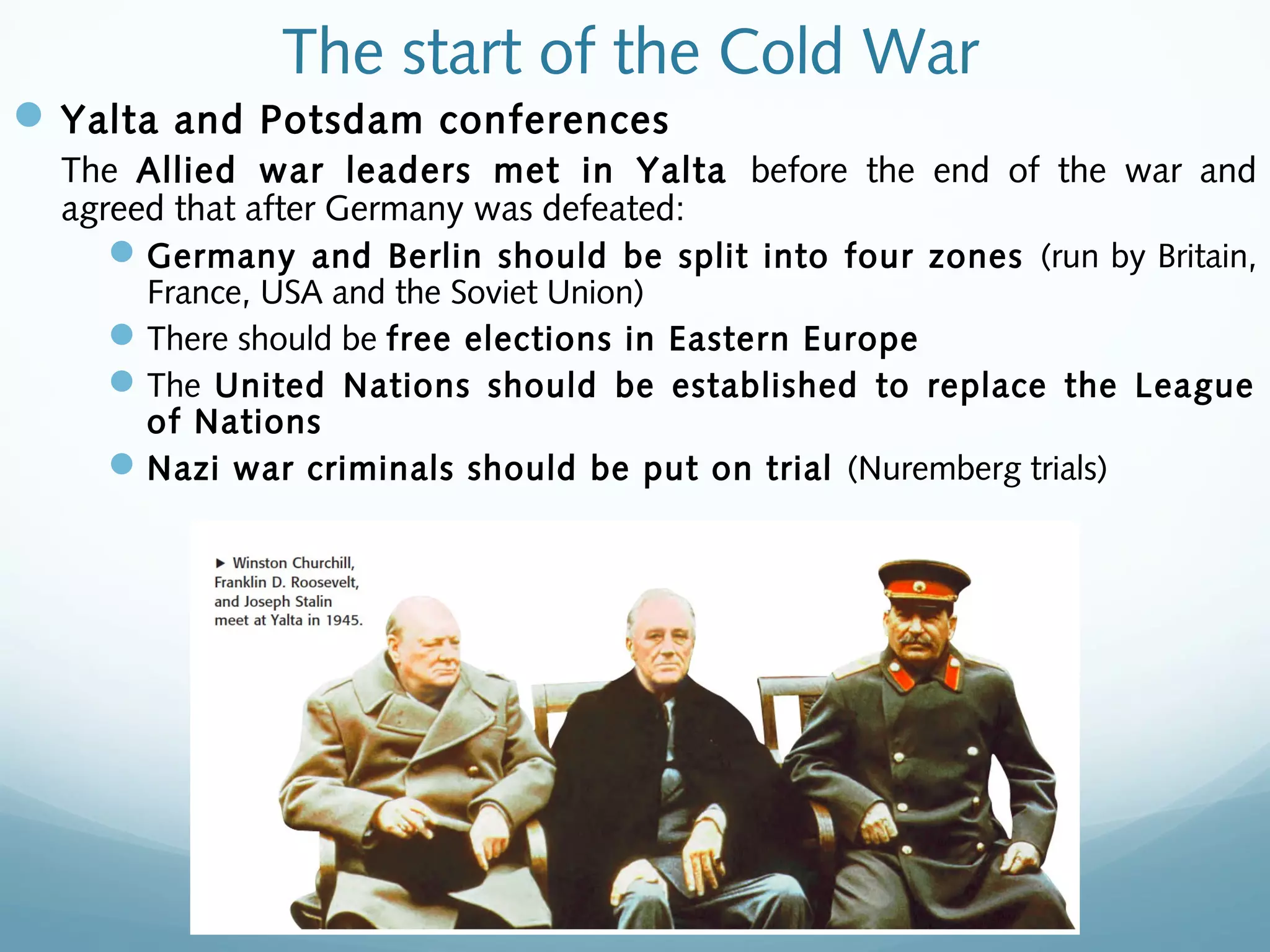 Second World War, Cold War and decolonisation | PPT