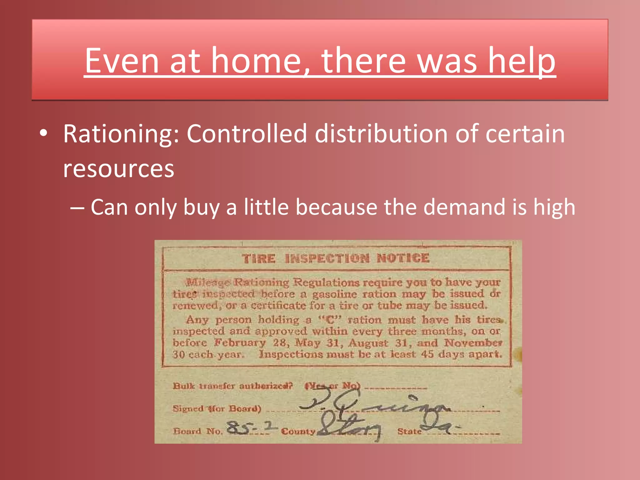WW2 Efforts at Home | PPT | Death, Injury, or Military Conflict ...