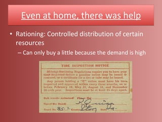WW2 Efforts at Home | PPT | Death, Injury, or Military Conflict ...