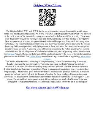 Ww2 Essay Topics | PDF