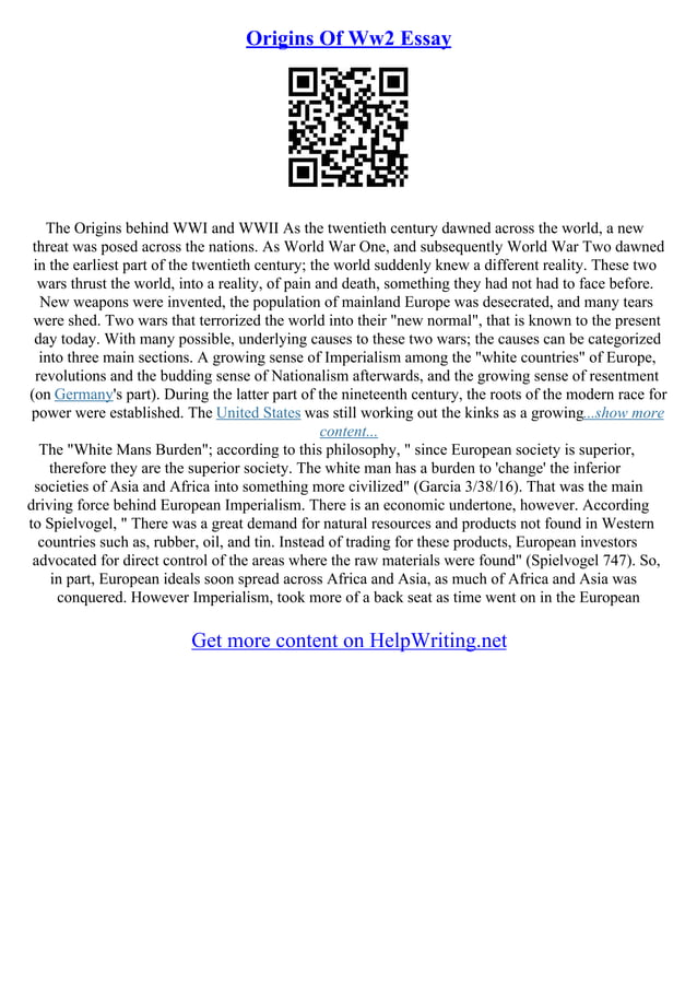 Ww2 Essay Topics | PDF