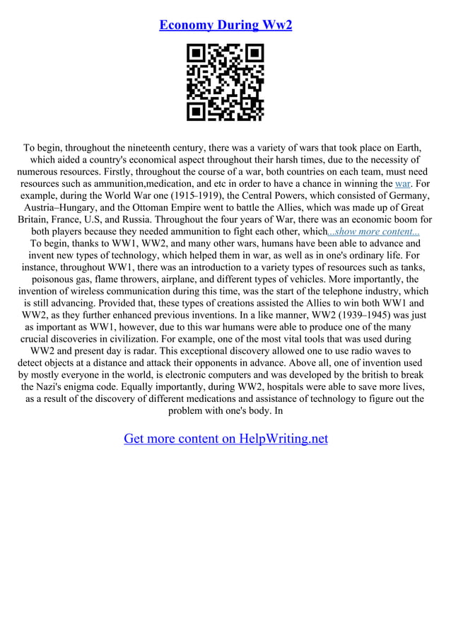 Ww2 Essay Topics | PDF