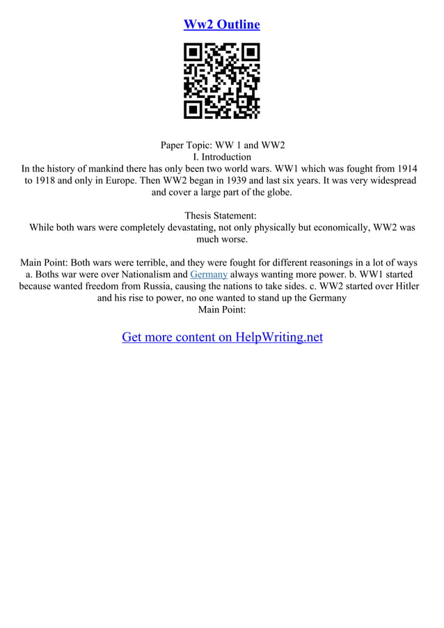Ww2 Essay Topics | PDF