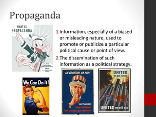 Ww2 powerpoint propaganda | PPT
