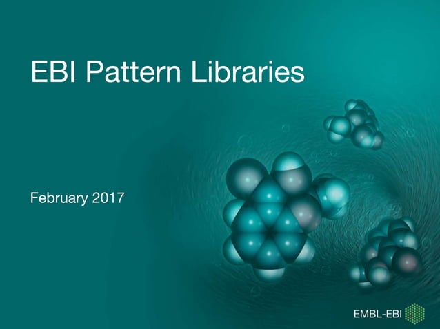 EBI Pattern libraries overview | PPT