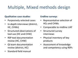 Using case-based methods to assess scalability and sustainability ...