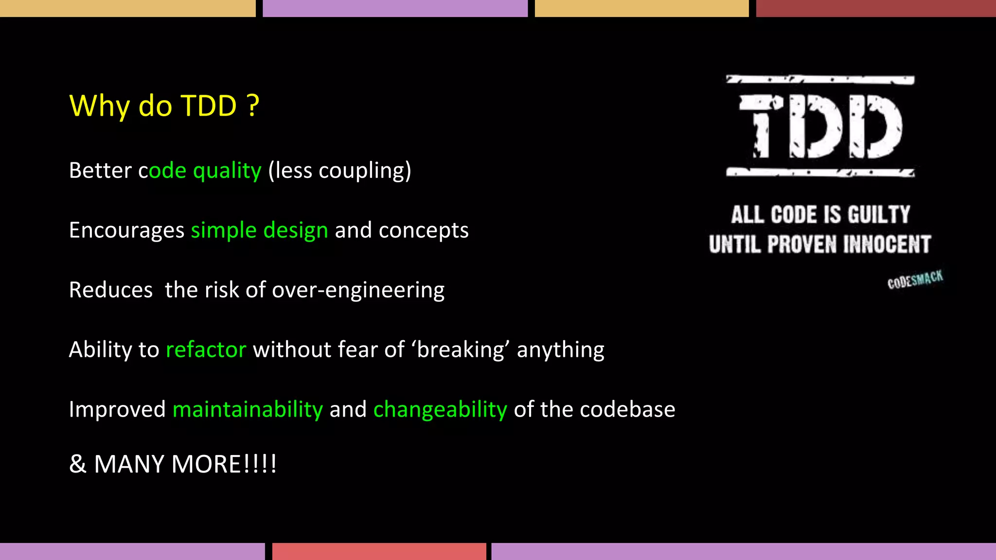 Introduction to TDD | PPTX | Web Development | Internet