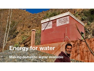 World Water Day 2014: understanding the interdependency of water and ...