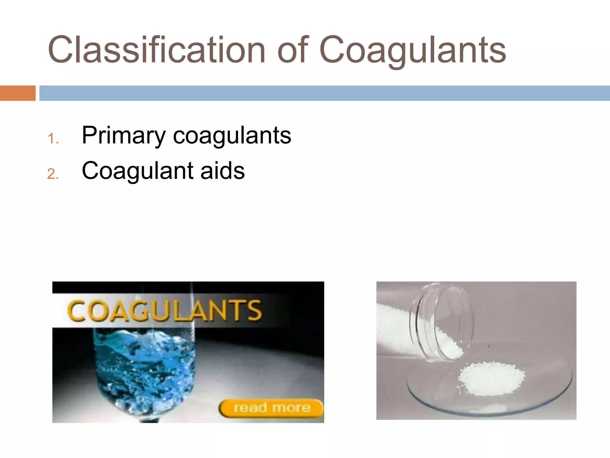 Coagulants | PPTX
