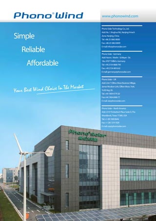 Informe resumen del sector de la minieólica por la WWEA2012 | PDF