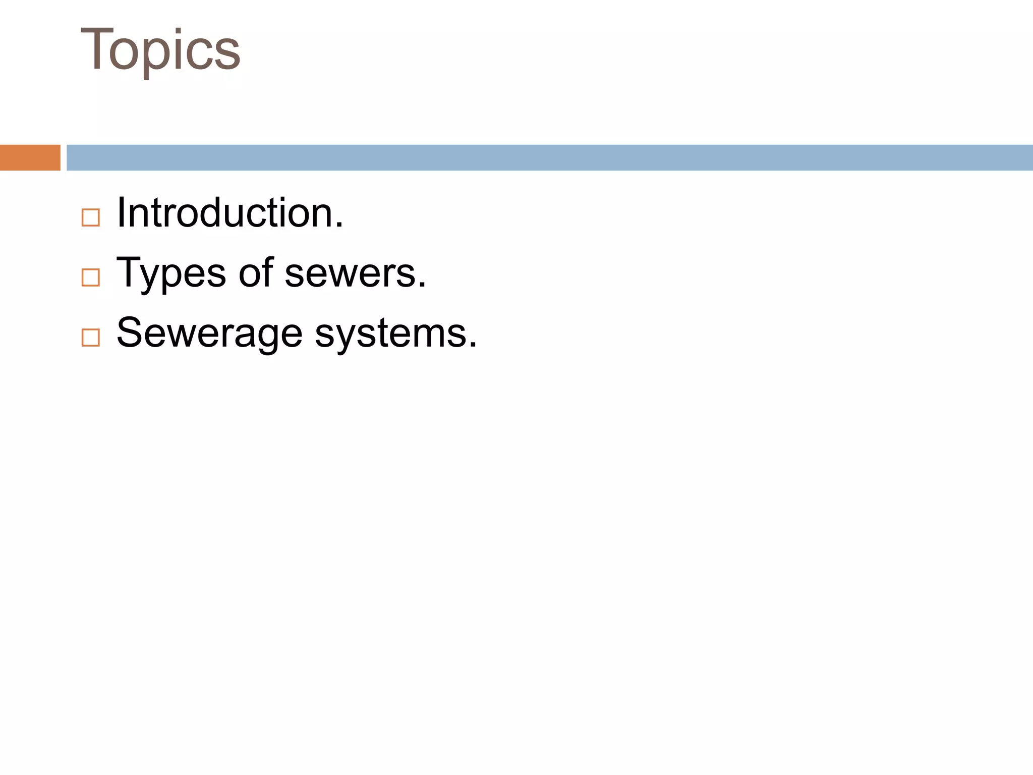 Type of severage system | PPTX