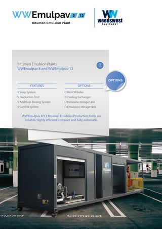 WW Equipment - Features | PDF