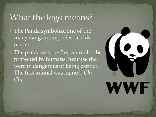 Work: WWF | PPT