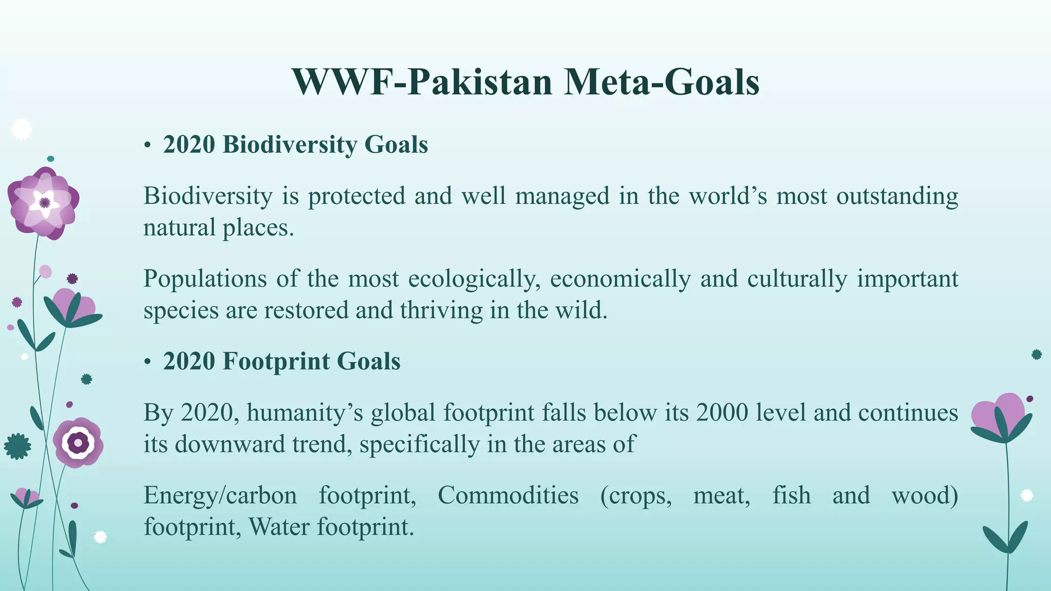 WWF - Pakistan | PPTX