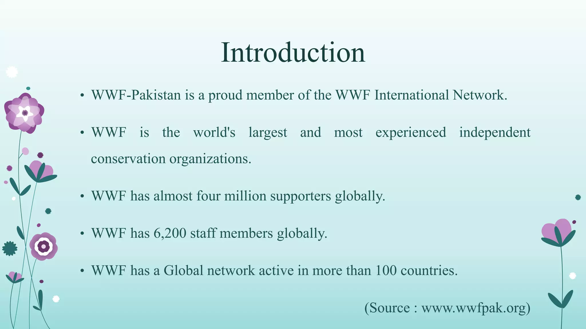 WWF - Pakistan | PPTX