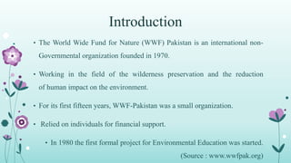WWF - Pakistan | PPTX