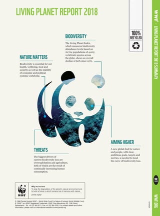 WWF Living Planet 2018-Summary Report | PDF