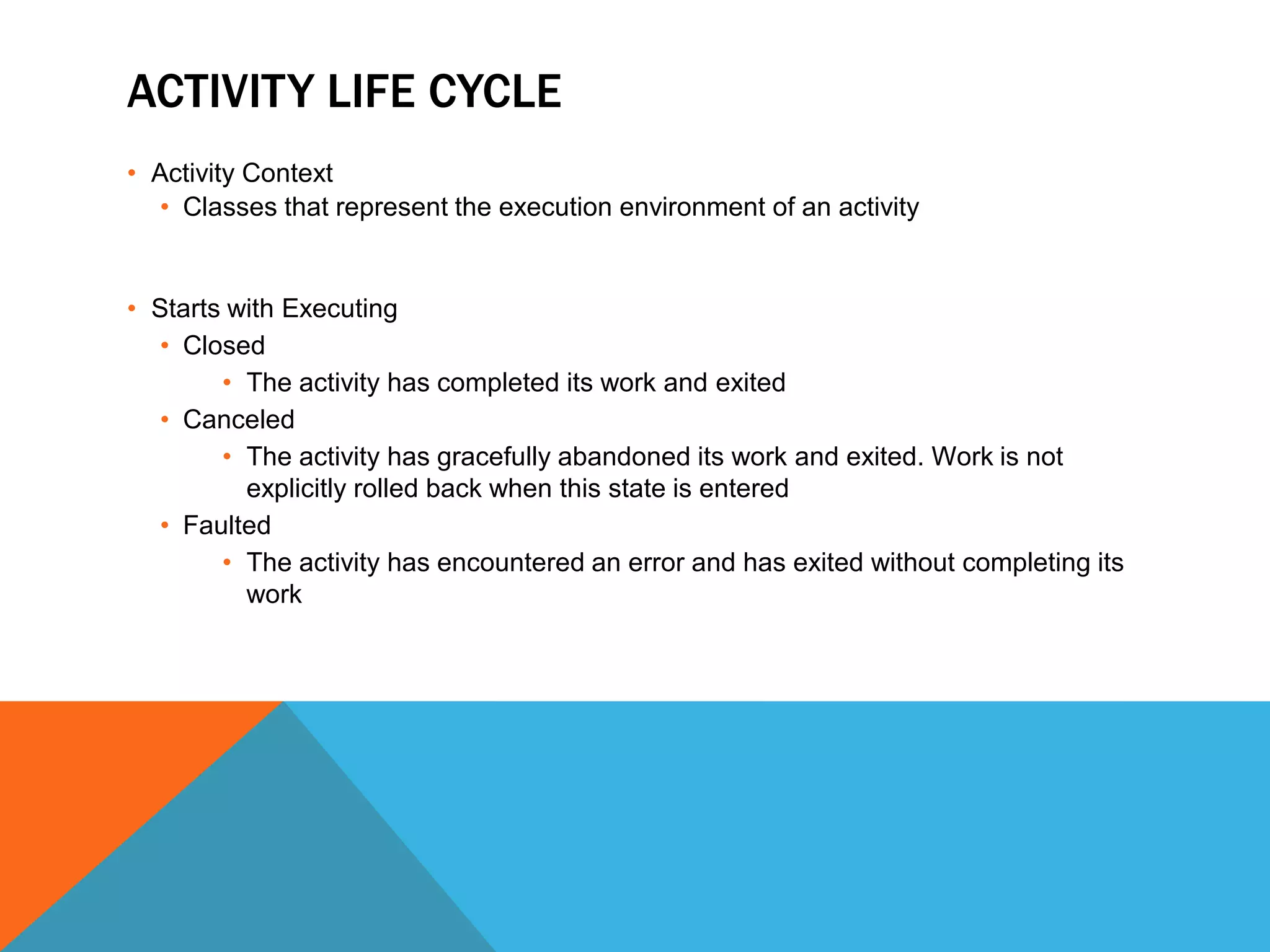 Introduction To Windows Workflow Foundation 40 Ppt