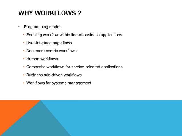 Introduction To Windows Workflow Foundation 40 Ppt