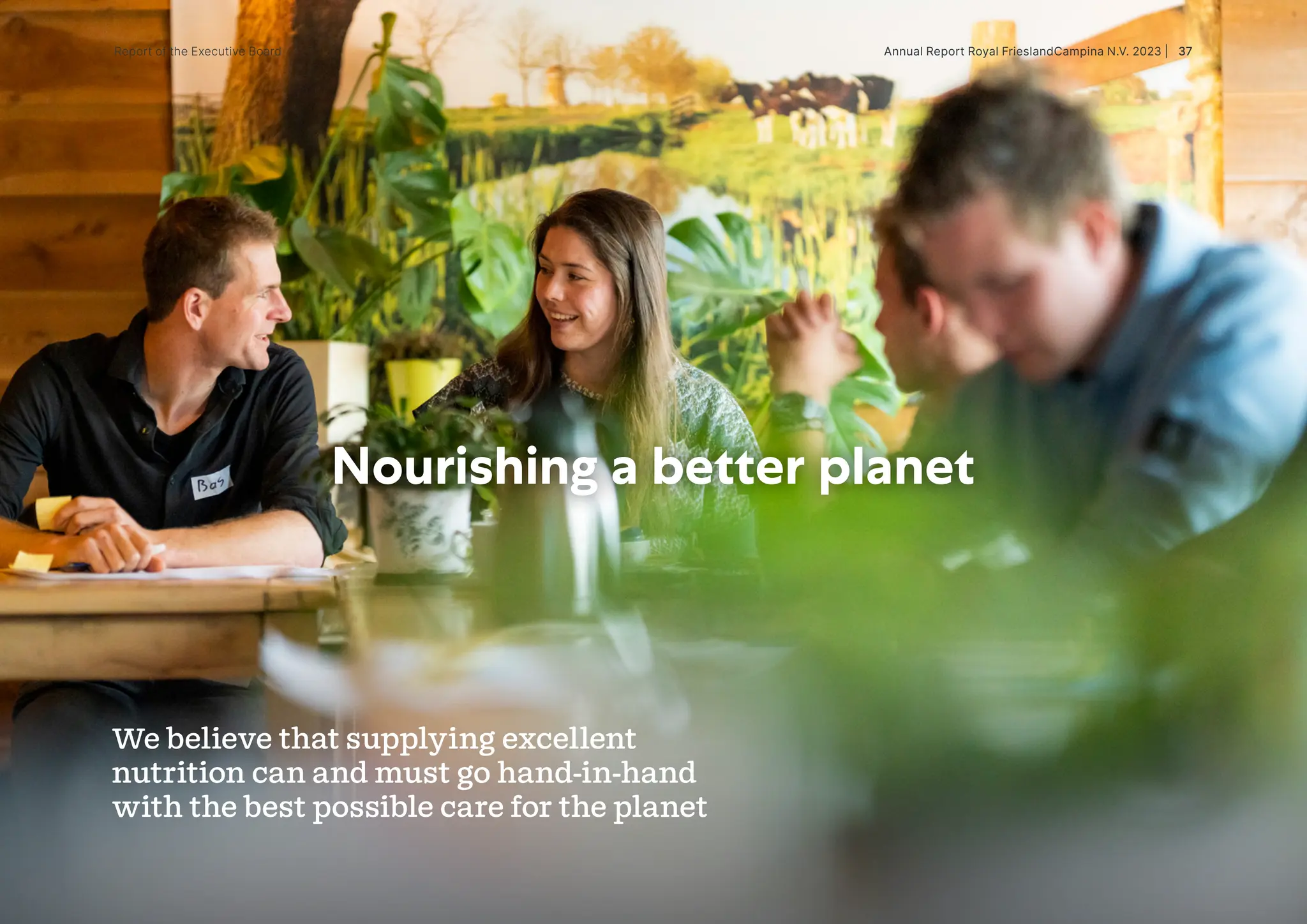 FrieslandCampina Sustainability Report 2023 - Automation | PDF