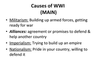 WWI | PPT