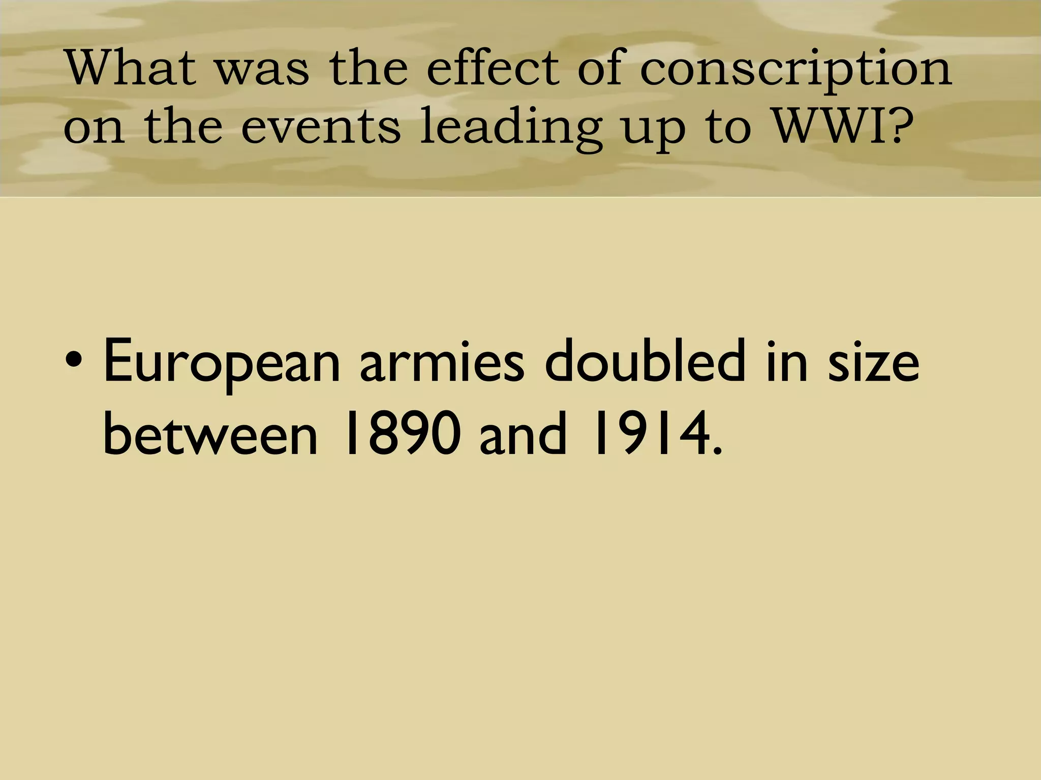 World War I | PPT