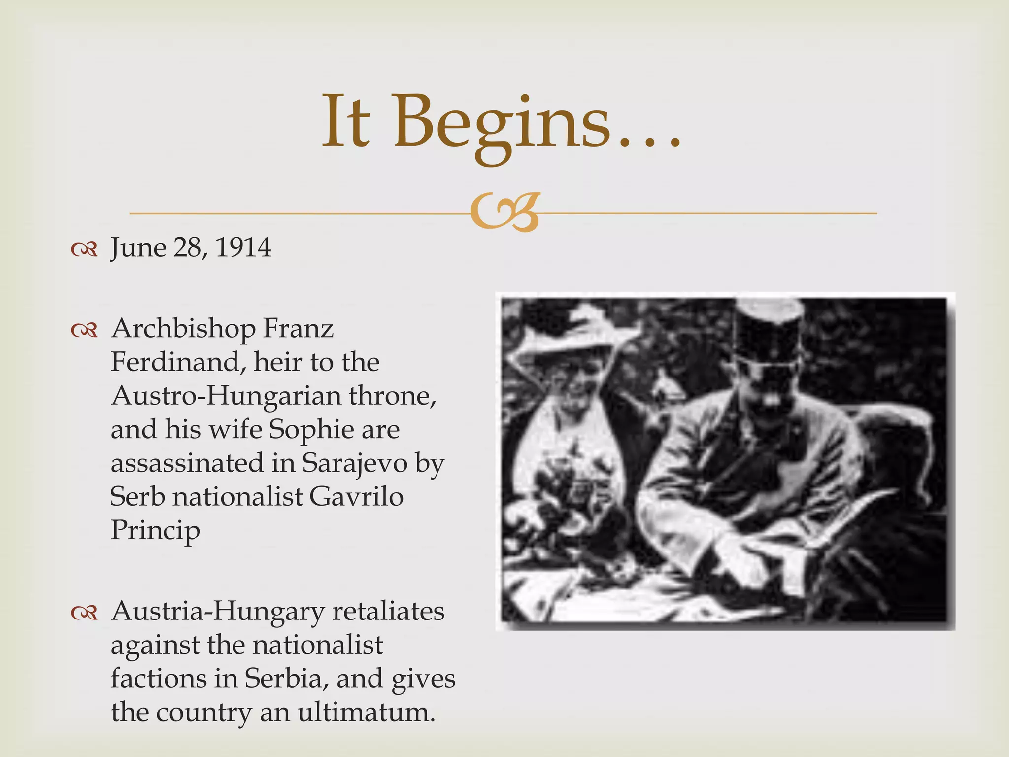 WWI: Nationalism and Total War | PPT