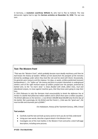 The first world war | PDF