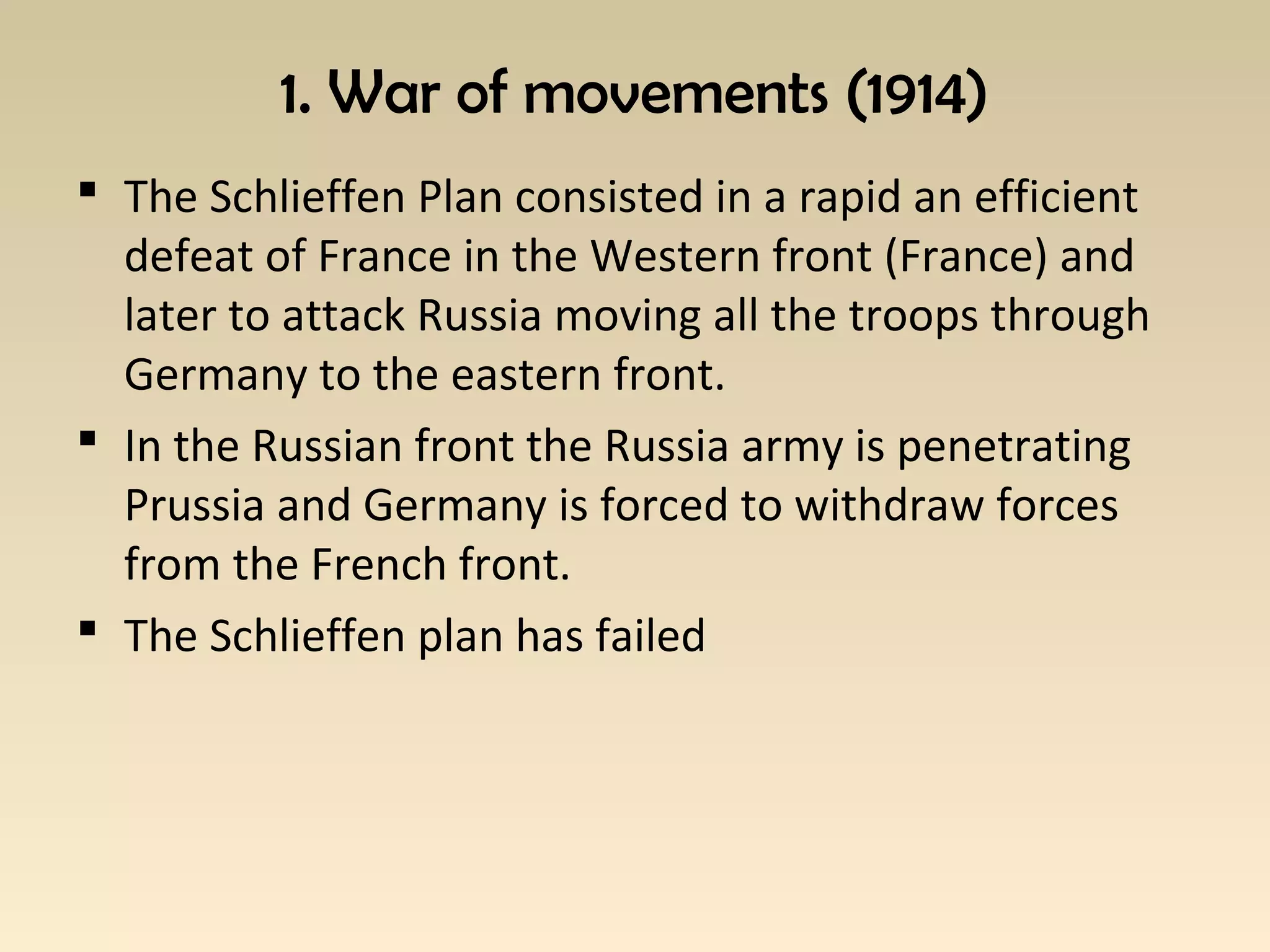World War I | PPT