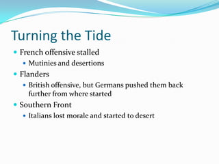 WWI Critical Year of 1917 | PPT