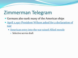 WWI Critical Year of 1917 | PPT