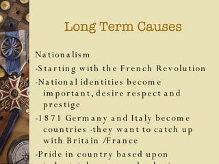 WWI Causes | PPT