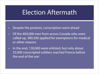 WWI Conscription Crisis | PDF | Death, Injury, or Military Conflict ...