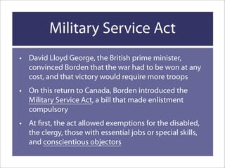 WWI Conscription Crisis | PDF | Death, Injury, or Military Conflict ...