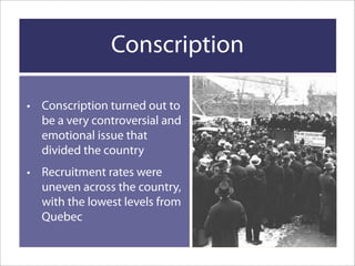 WWI Conscription Crisis | PDF | Death, Injury, or Military Conflict ...
