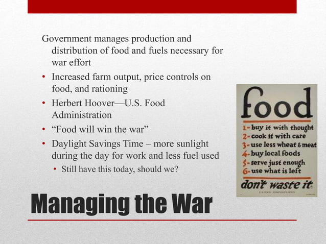WWI on the American Homefront | PPT