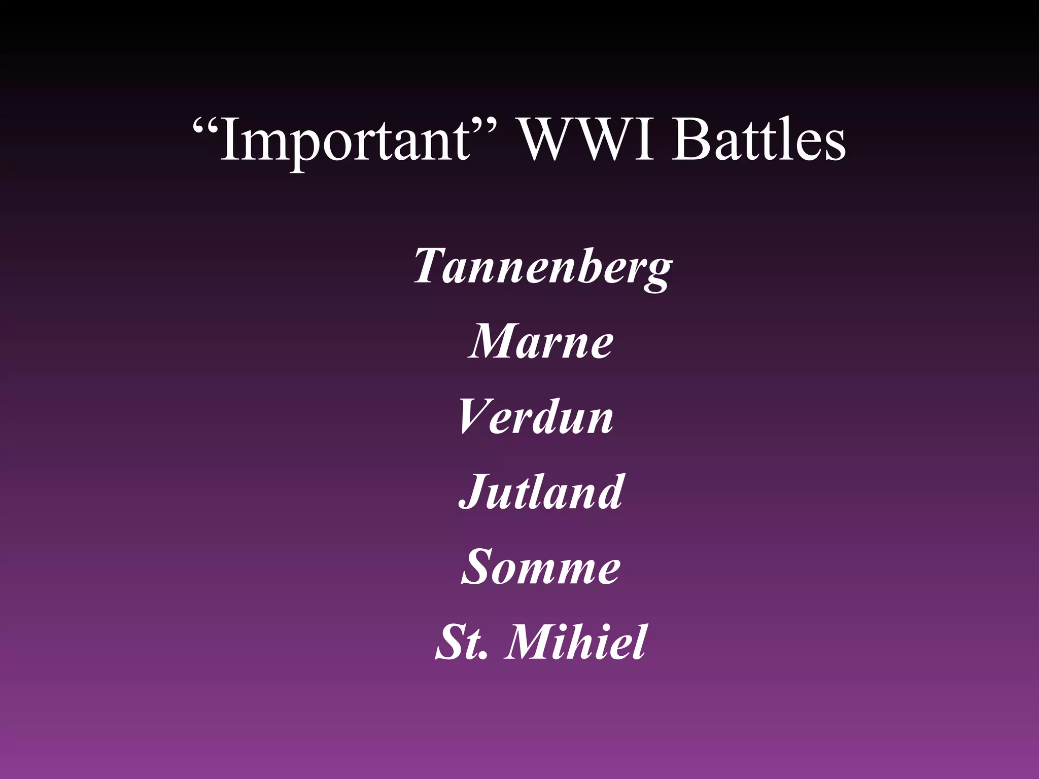 Wwi Ppt07 | PPT