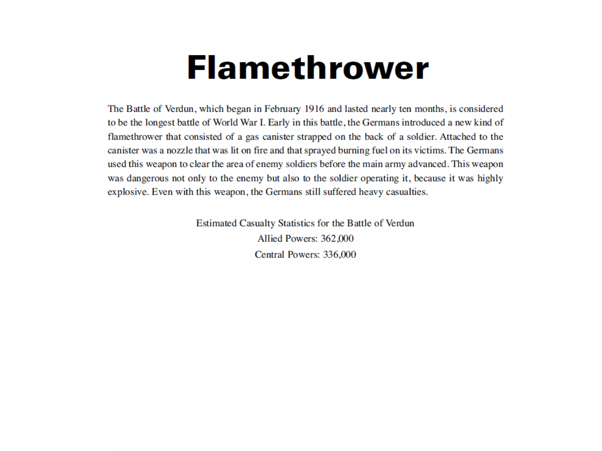 WWI - Weapons and Trench Warfare | PPT