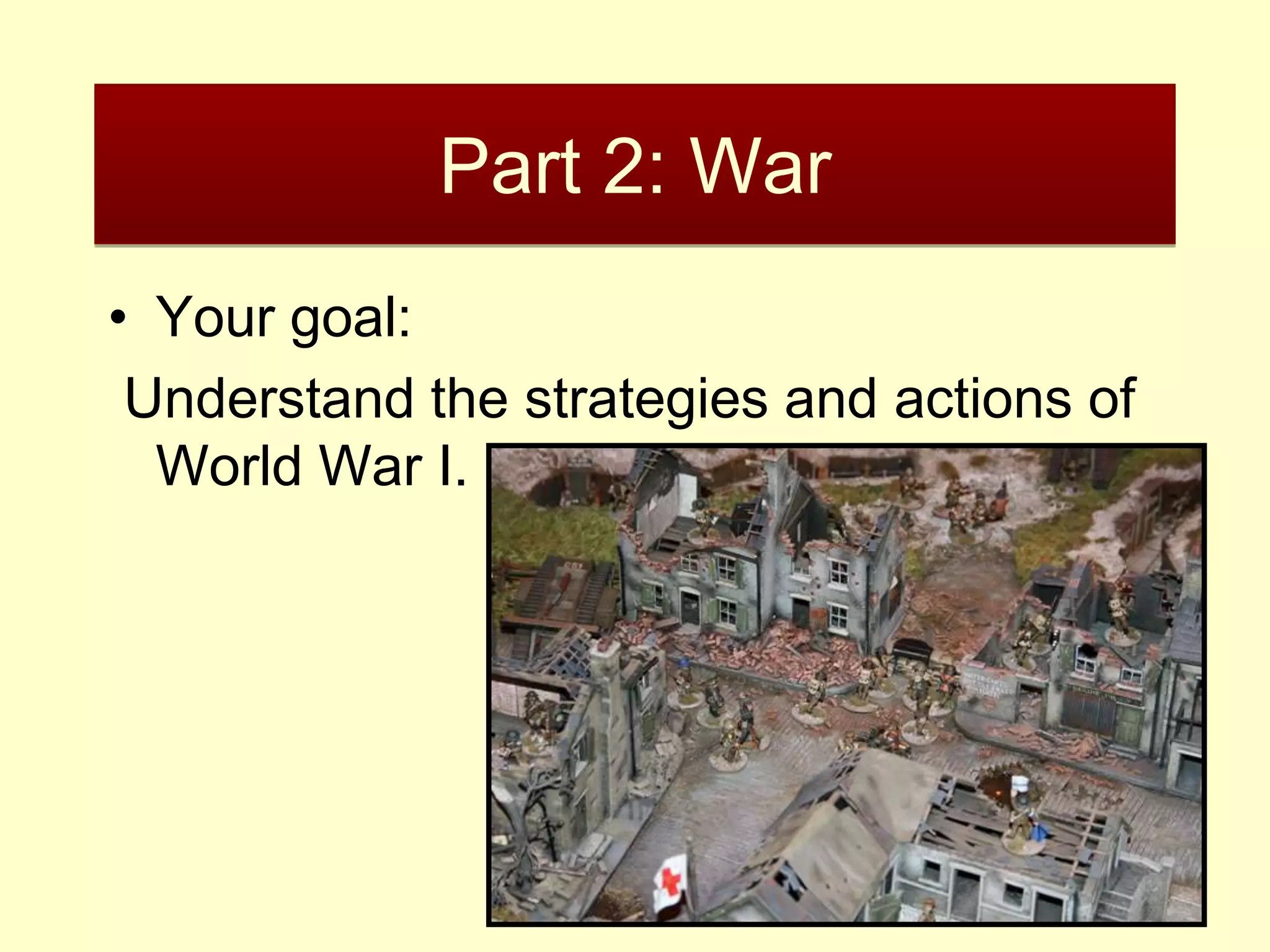 World War I Slideshow Part One | PPTX