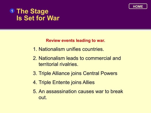 World War I Slideshow Part One | PPTX