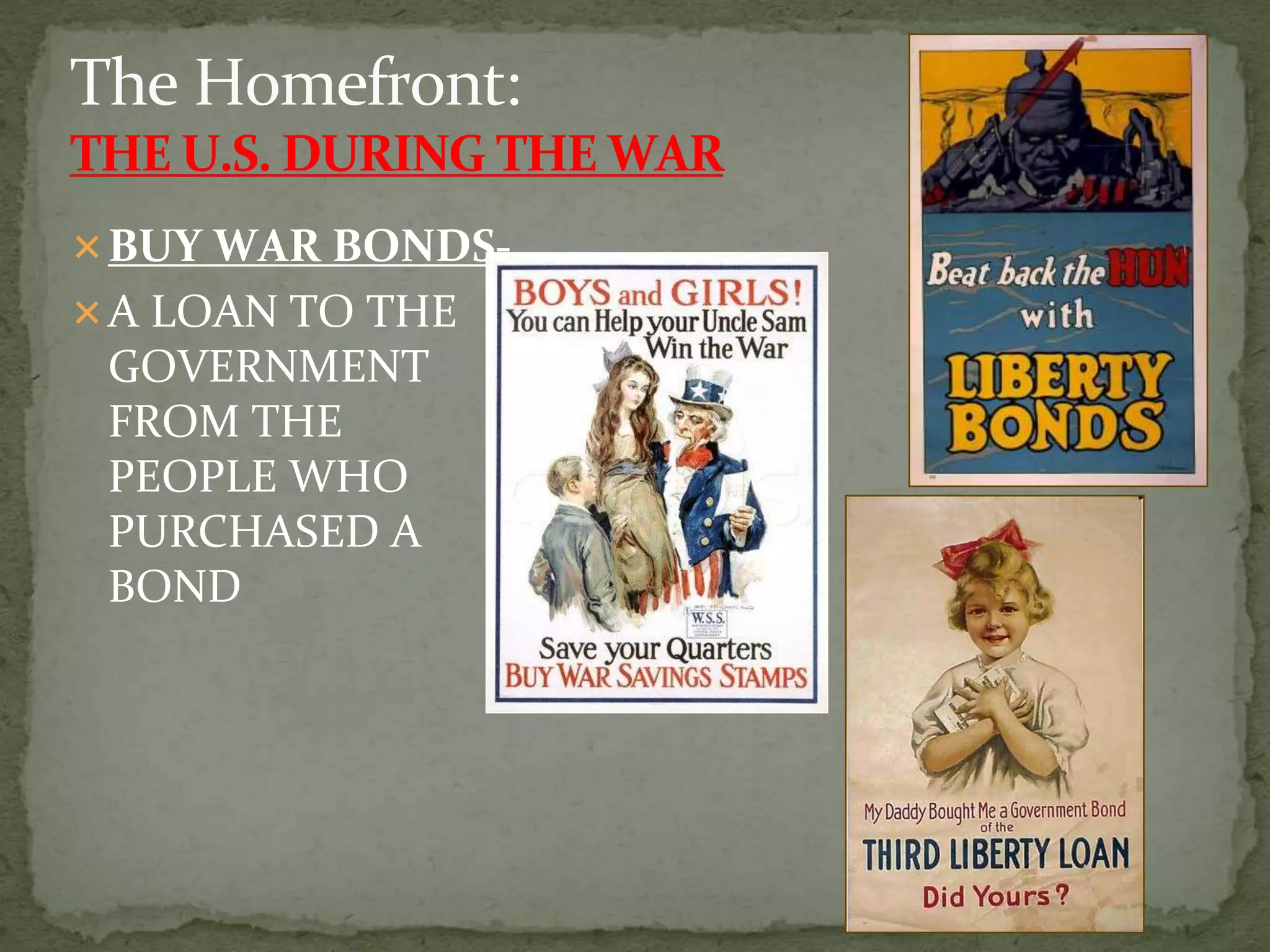 World War 1 US Involvement | PPTX