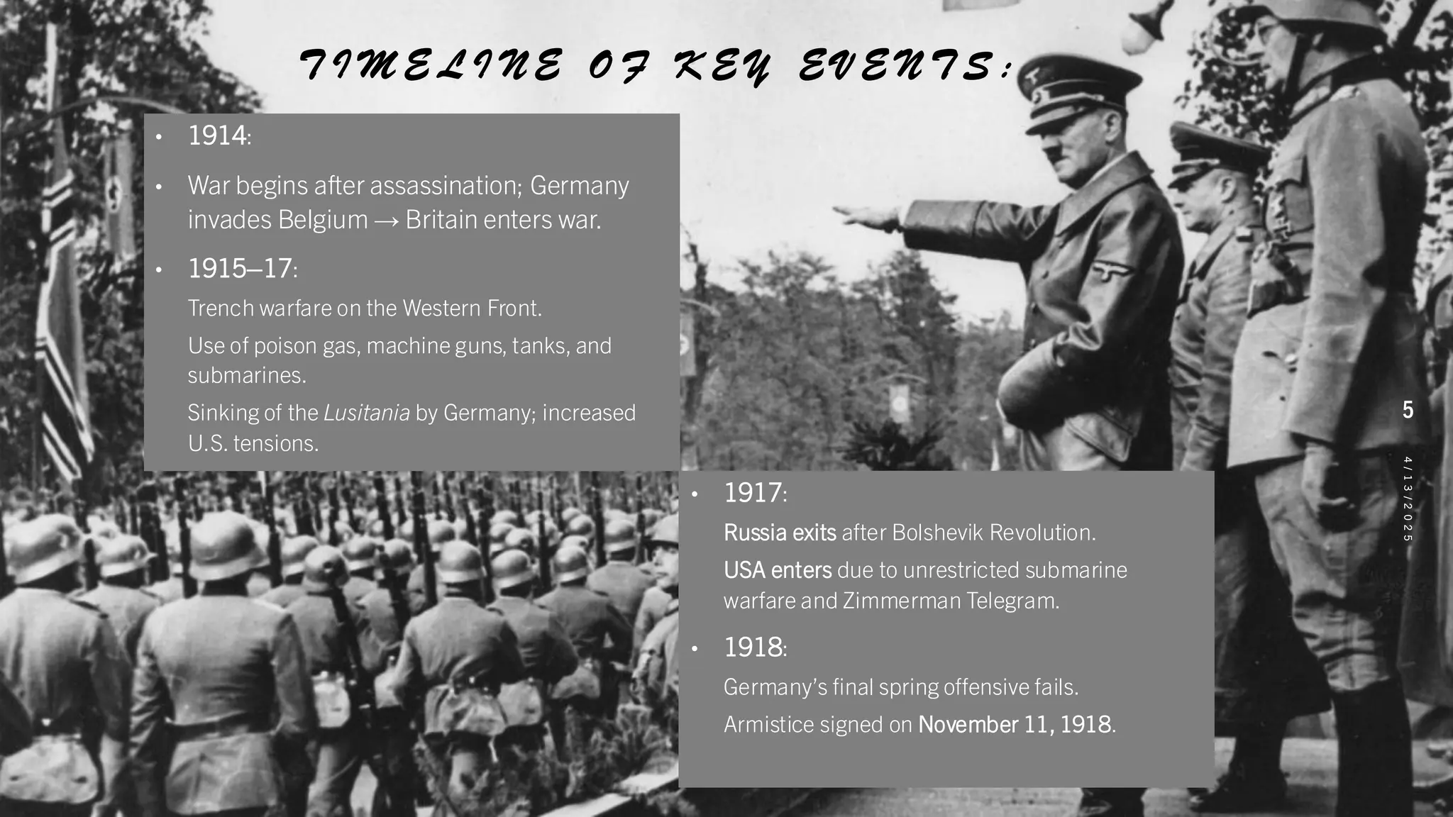 WWI AND II PPT it has complete information about the history | PDF