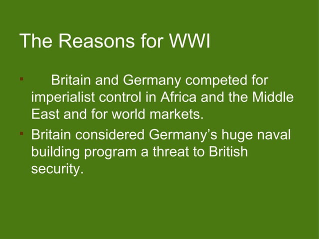 World War 1 and its Impact on Germany | PPT