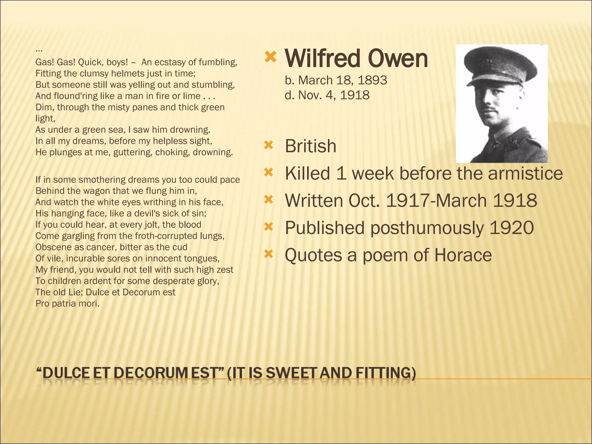 WWI: Propaganda & Poetry | PPT