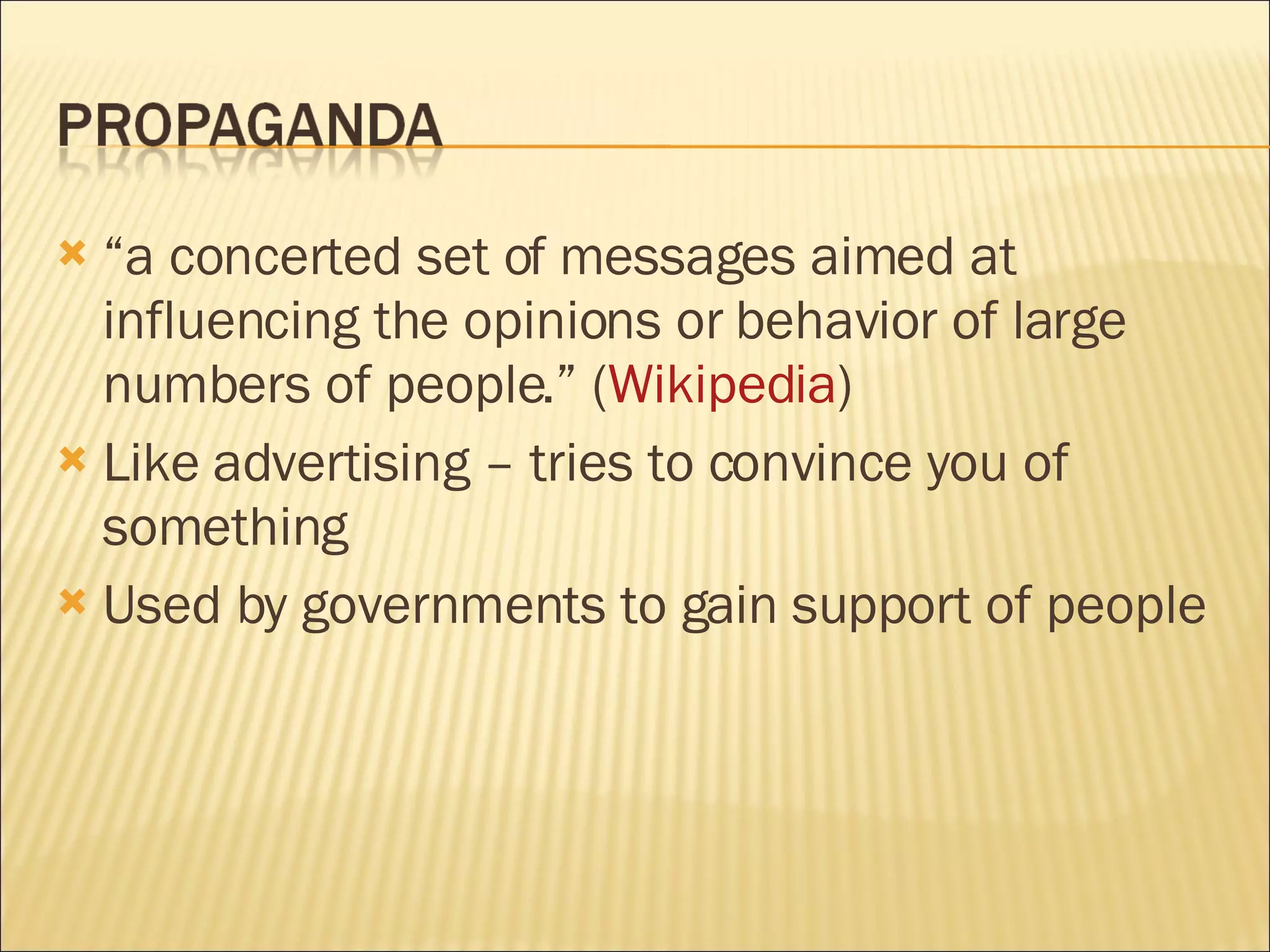 WWI: Propaganda & Poetry | PPT