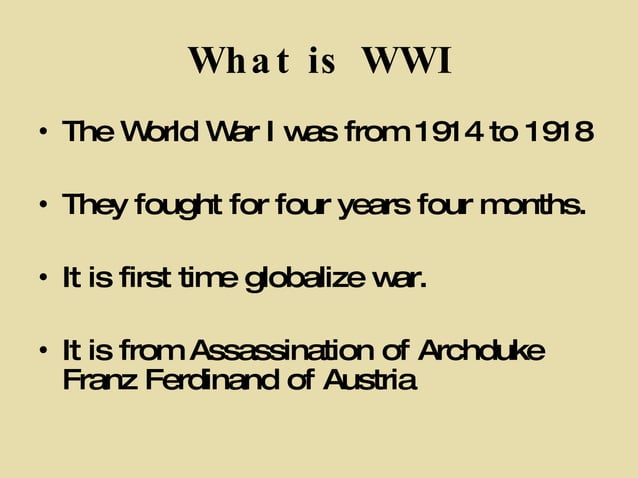 Wwi Battle | PPT