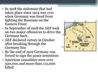 WWI Begins through Alvin York Notes | PPTX