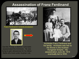 WW1 causes | PPT | Death, Injury, or Military Conflict | Sensitive Topics